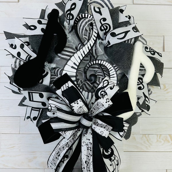 Music Wreath - Etsy