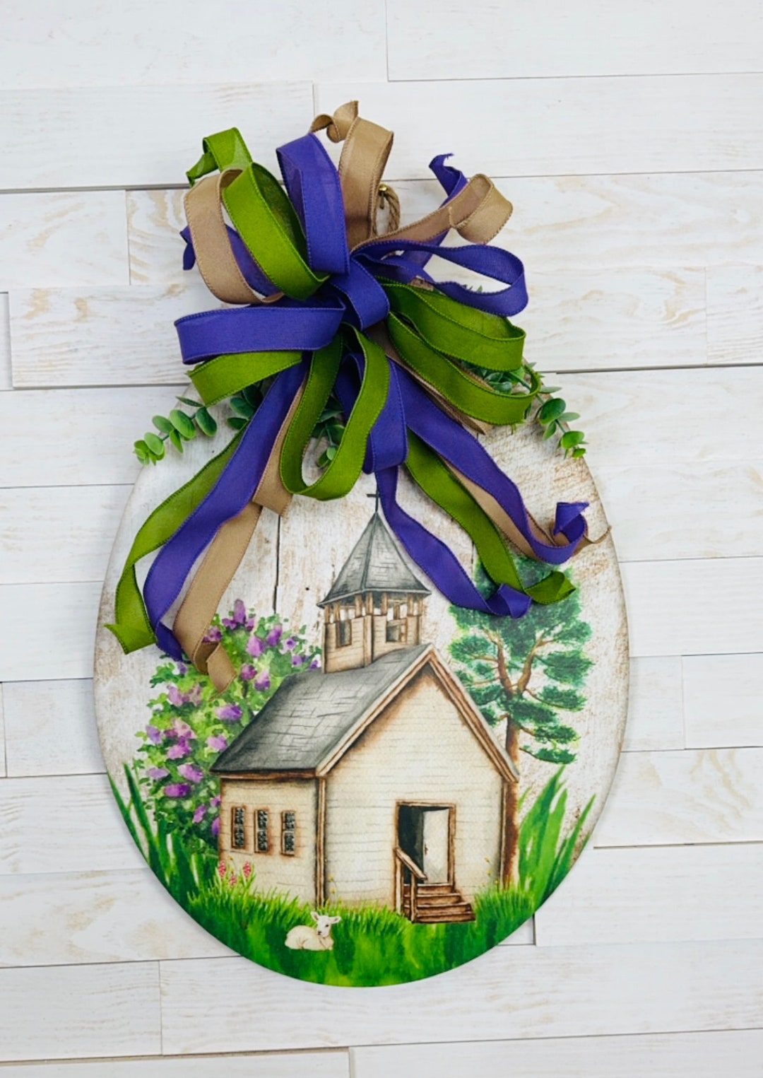 Easter Wreath, Easter Decor, Front Door Decor, Door Decor, Easter Door ...