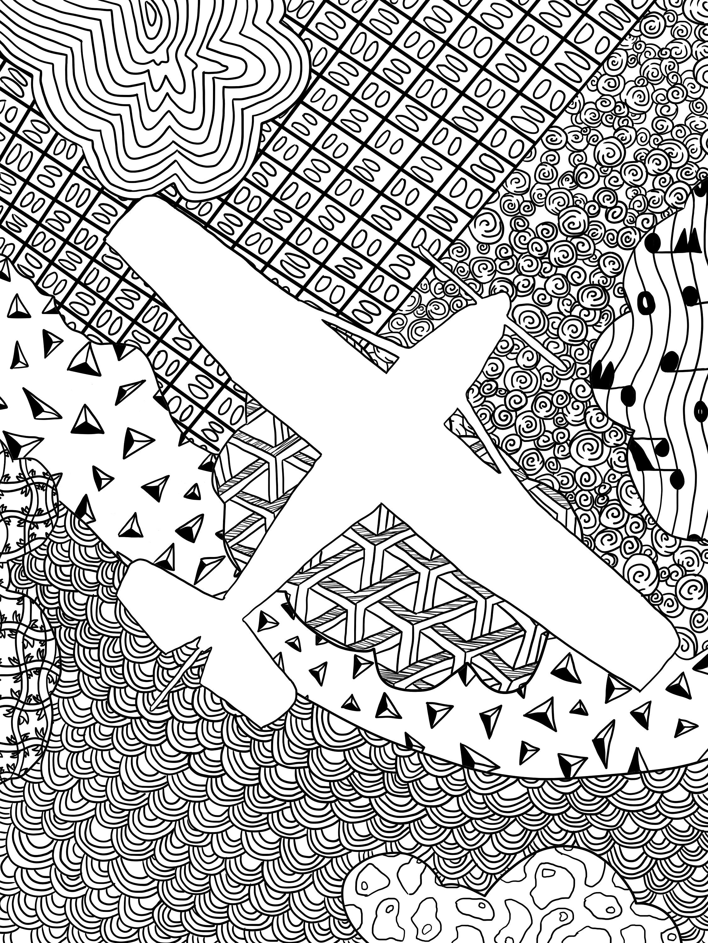 Printable Zentangle Coloring Pages - Etsy