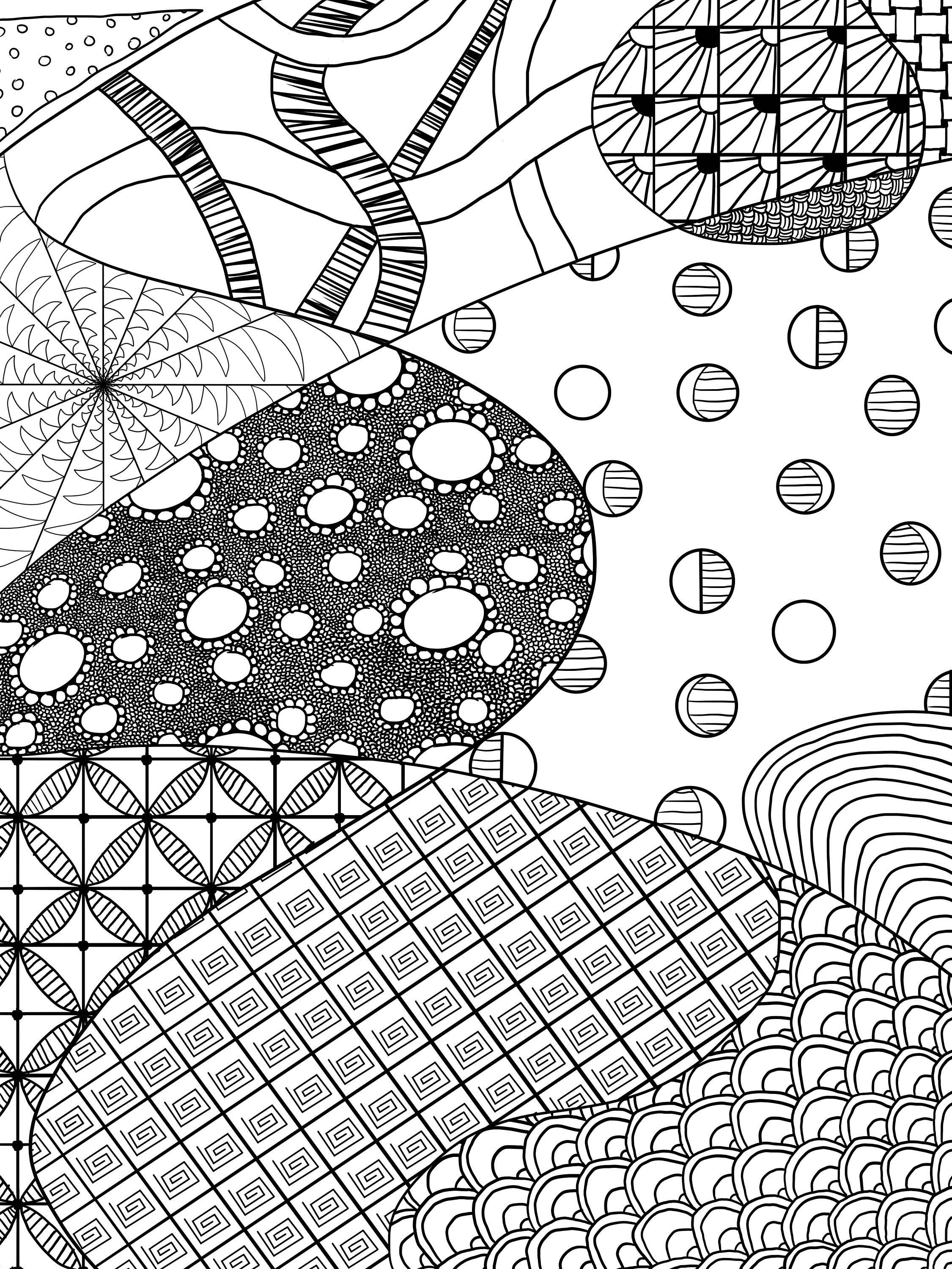 Printable Zentangle Coloring Pages - Etsy