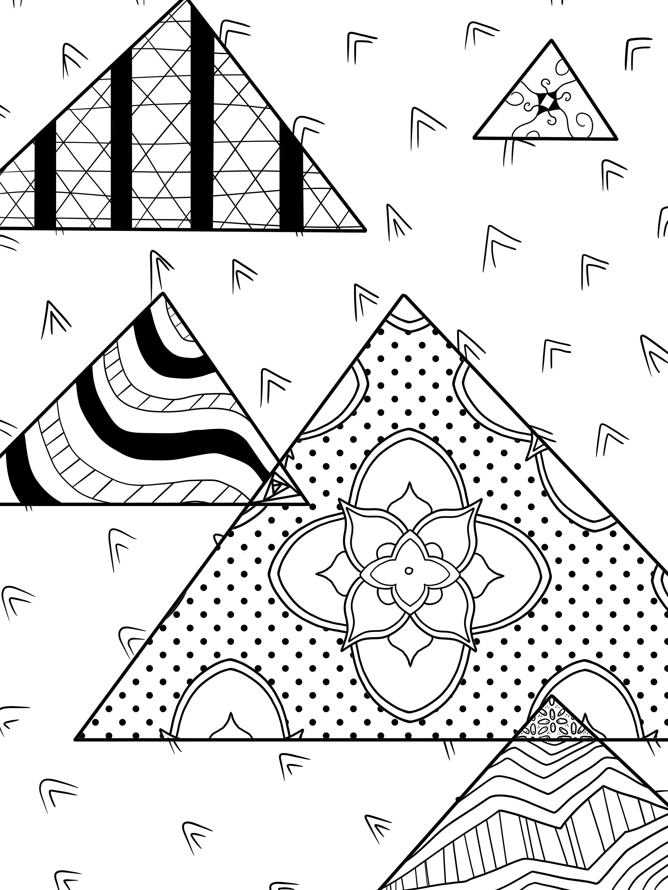Printable Zentangle Coloring Pages - Etsy