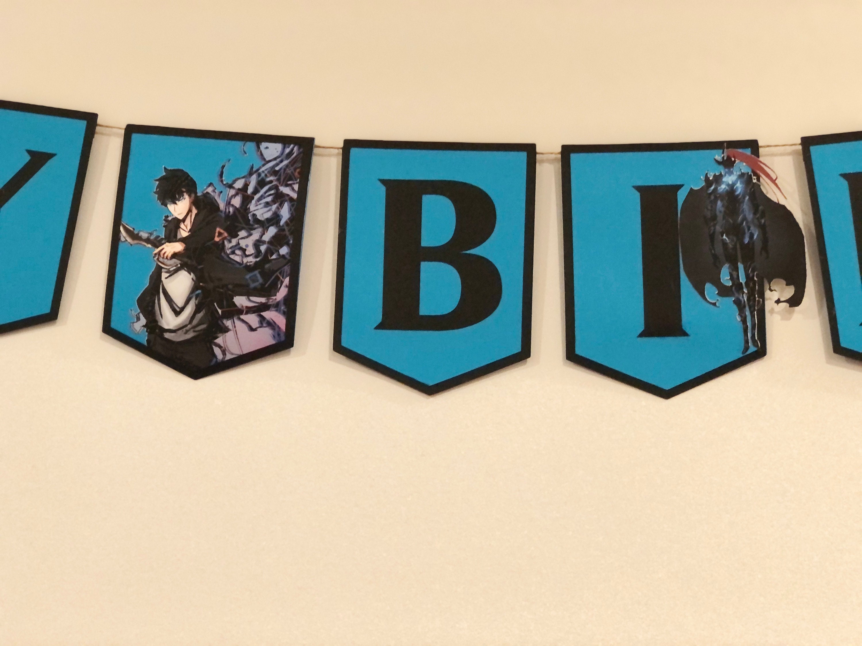 Solo Leveling Birthday Party Decor | Etsy