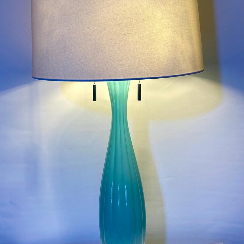 Blue Table Lamp - Etsy
