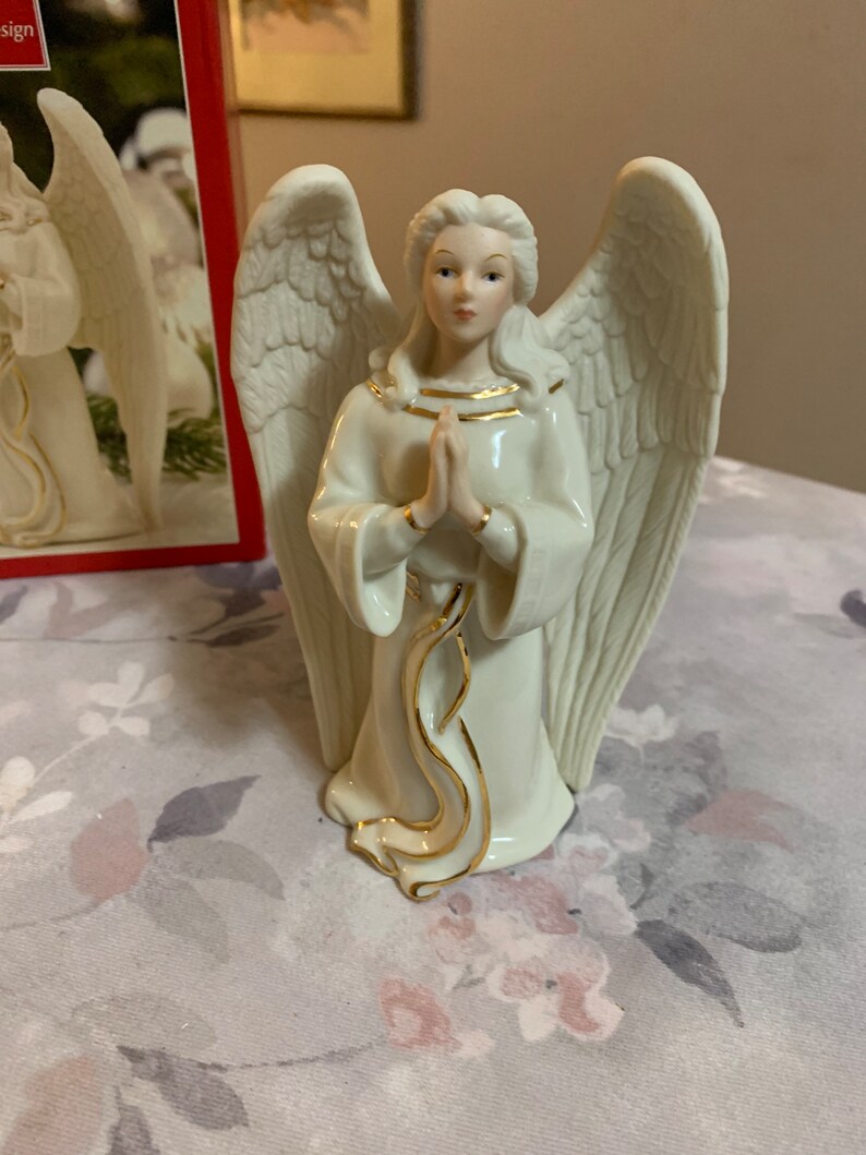 Lenox 6 Praying Kneeling Angel Angelic Visions white With - Etsy