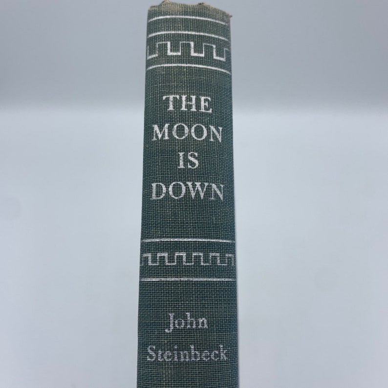 The Moon is Down by John Steinbeck 1942 1st Edition HC Vintage - Etsy