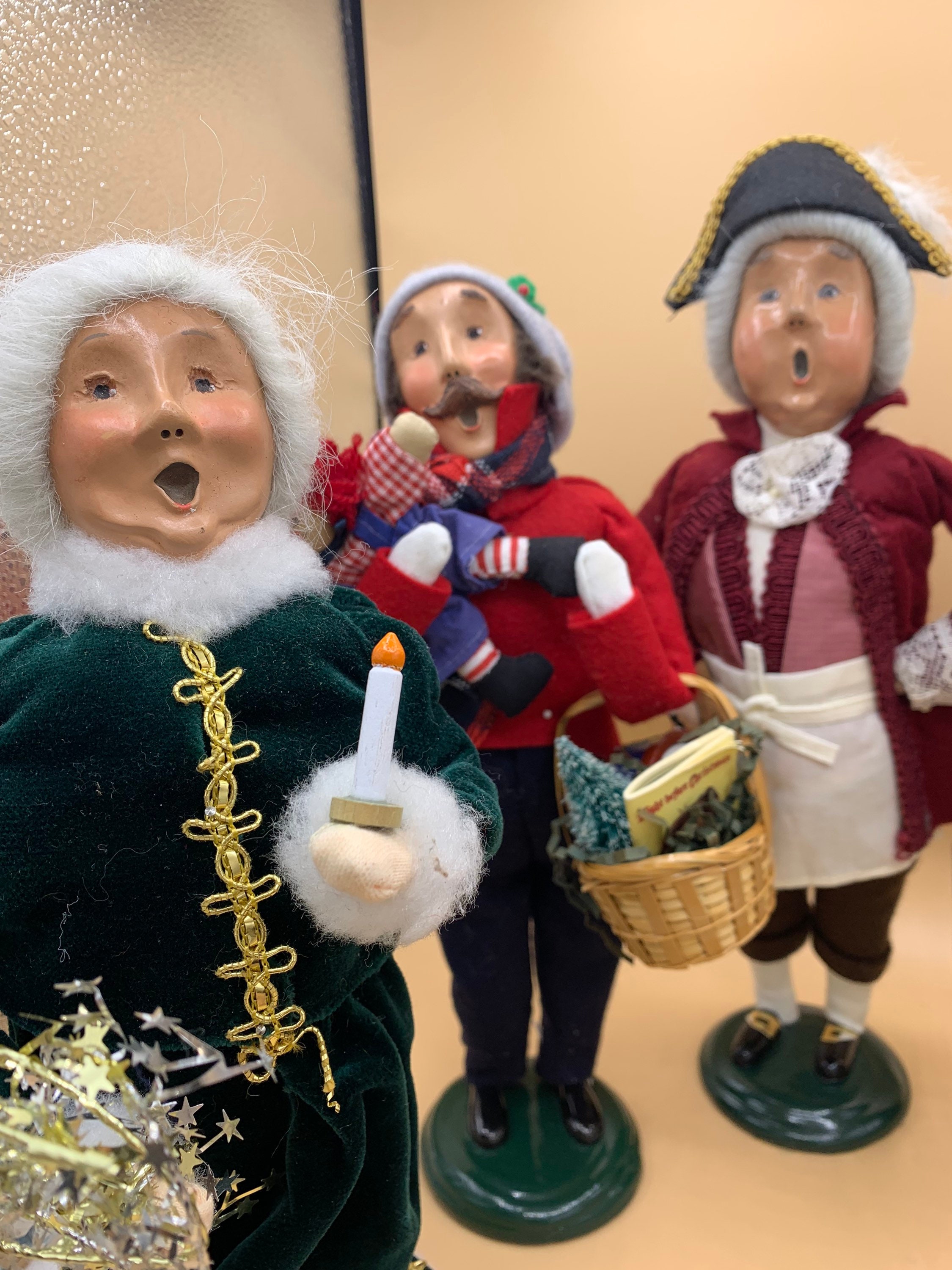 5 Vintage 13’’byers Choice Christmas Carolers Set Figures 1996-1999 - Etsy