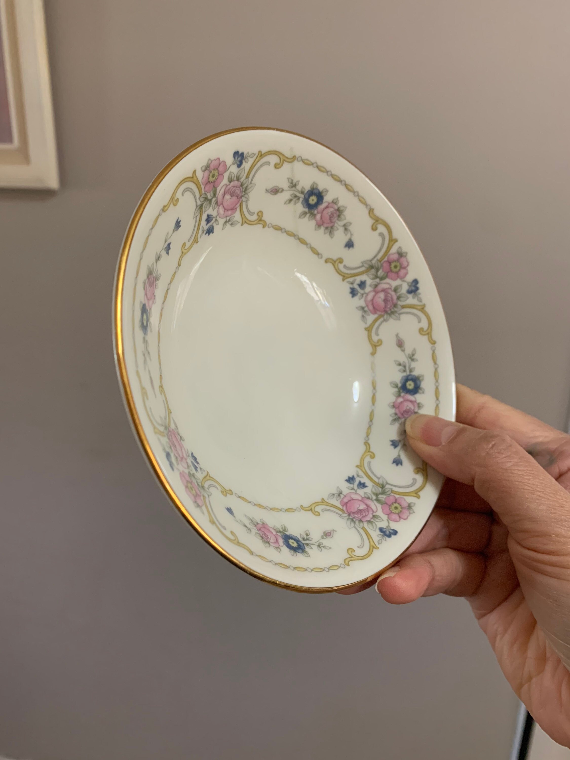 Set of 6 Johann Haviland China PRIMROSE Bavaria Germany 5 Fruit/dessert ...