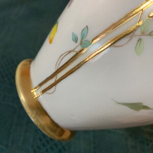 Nippon Morimura Hand Painted Large Pink Roses & Gold Vase Circa 1911 ...