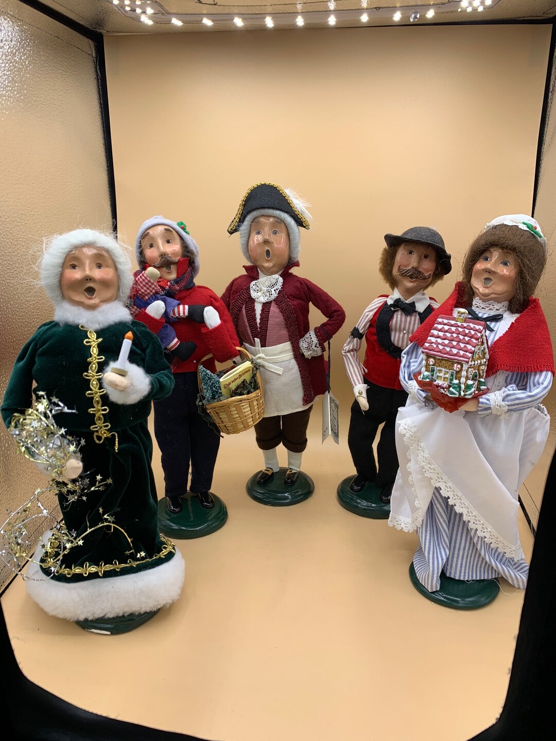 5 Vintage 13’’byers Choice Christmas Carolers Set Figures 1996-1999 - Etsy
