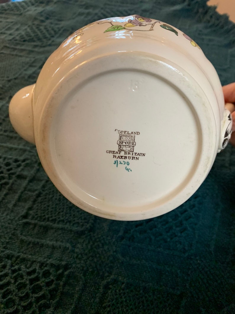 Copeland Spode Coffee Pot - ”raeburn“ Pattern - Made in Great Britian ...