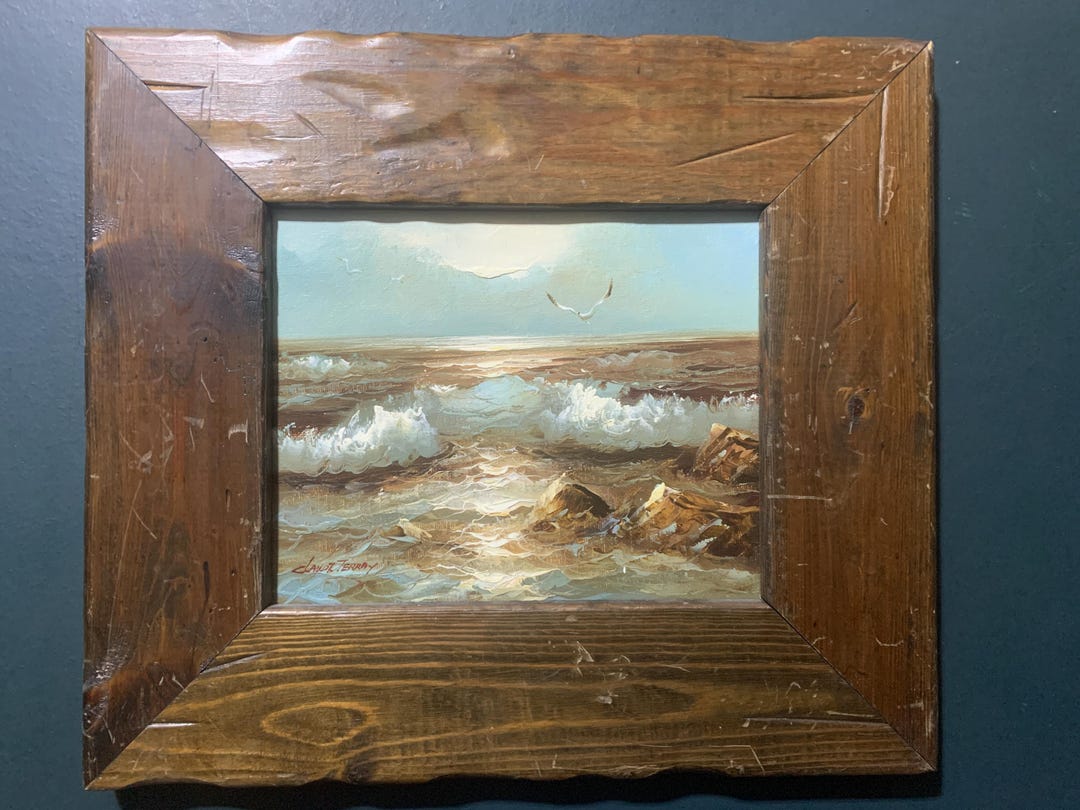 Signed Original Oil Painting by Claude Terry Framed - Etsy