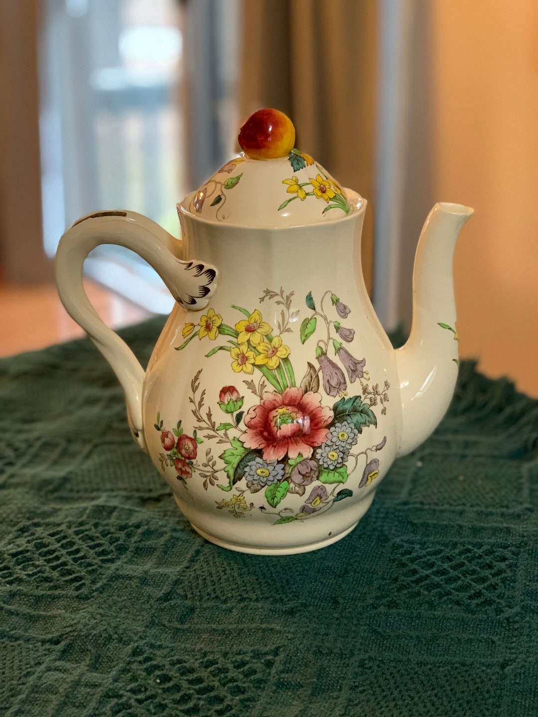 Copeland Spode Coffee Pot - ”raeburn“ Pattern - Made in Great Britian ...