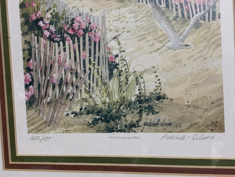 Summer Pencil Signed & Numbered Lithograph by Denise Patchell-olson - Etsy