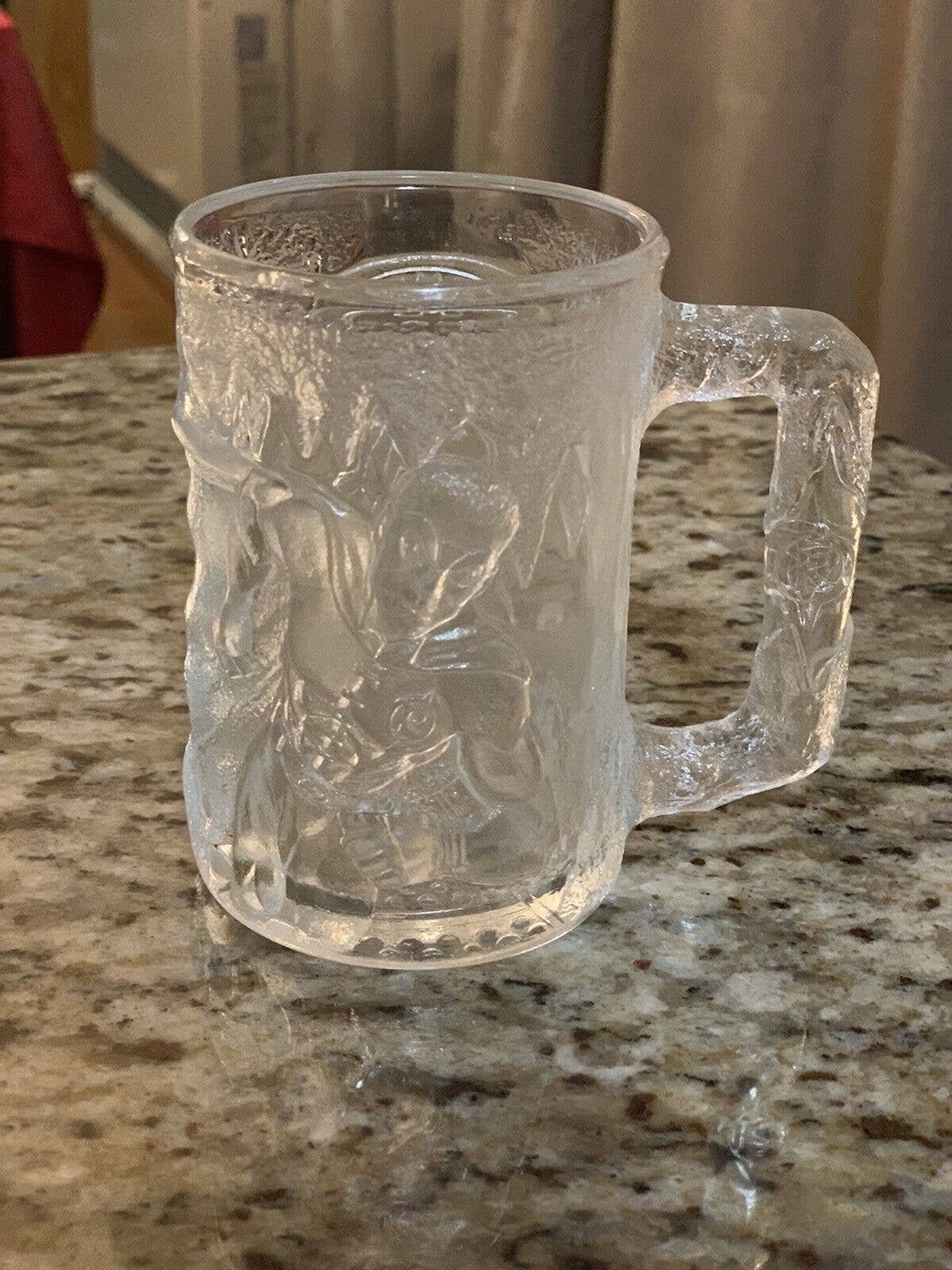 Mcdonalds 1995 Batman Forever ROBIN Collectors Glass Mug Cup - Etsy