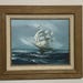 Hewitt Jackson Original Oil Painting Clipper Ship at Sea Signed Framed ...