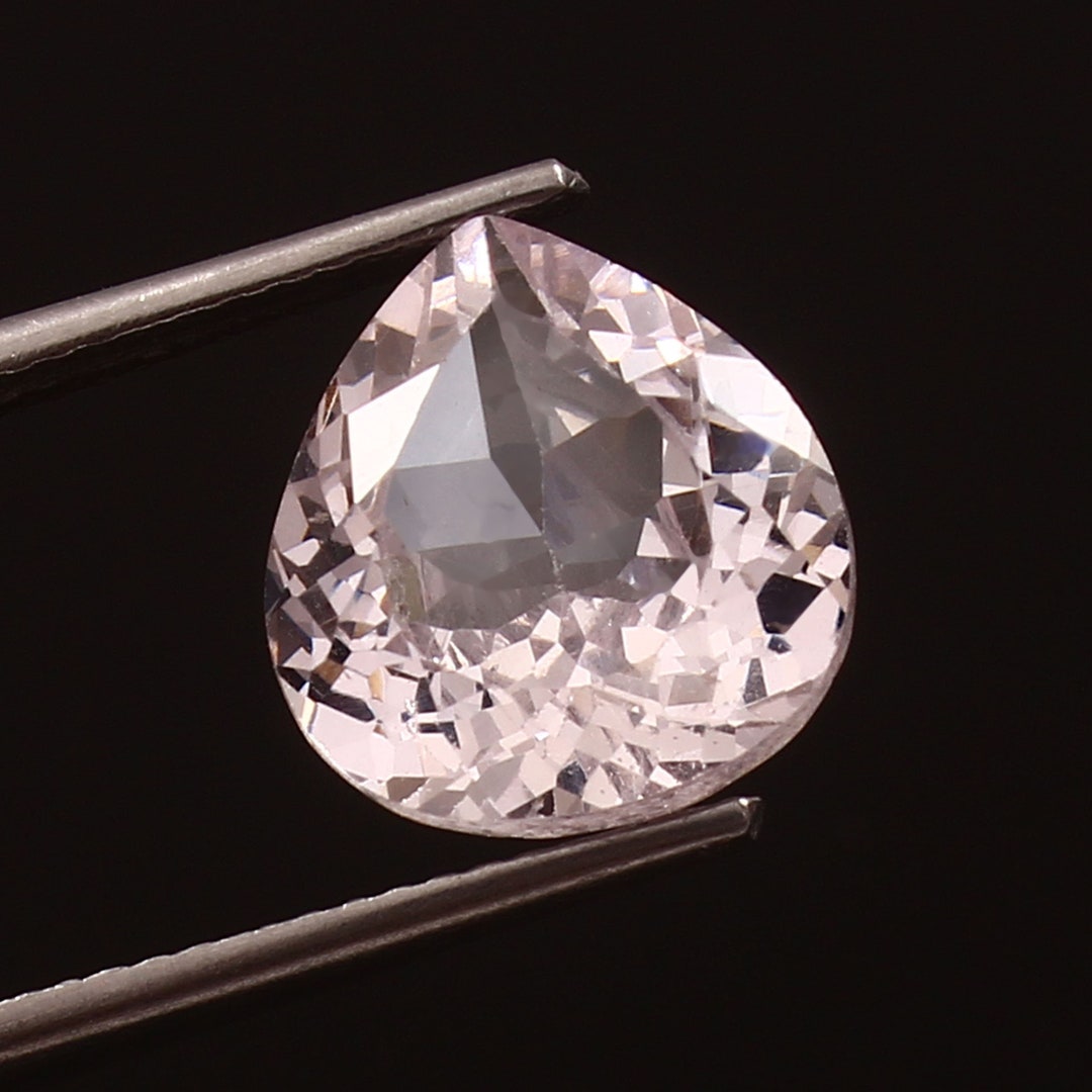 AAA Ceylon White Sapphire: 11mm Heart Cut Gemstone - Etsy