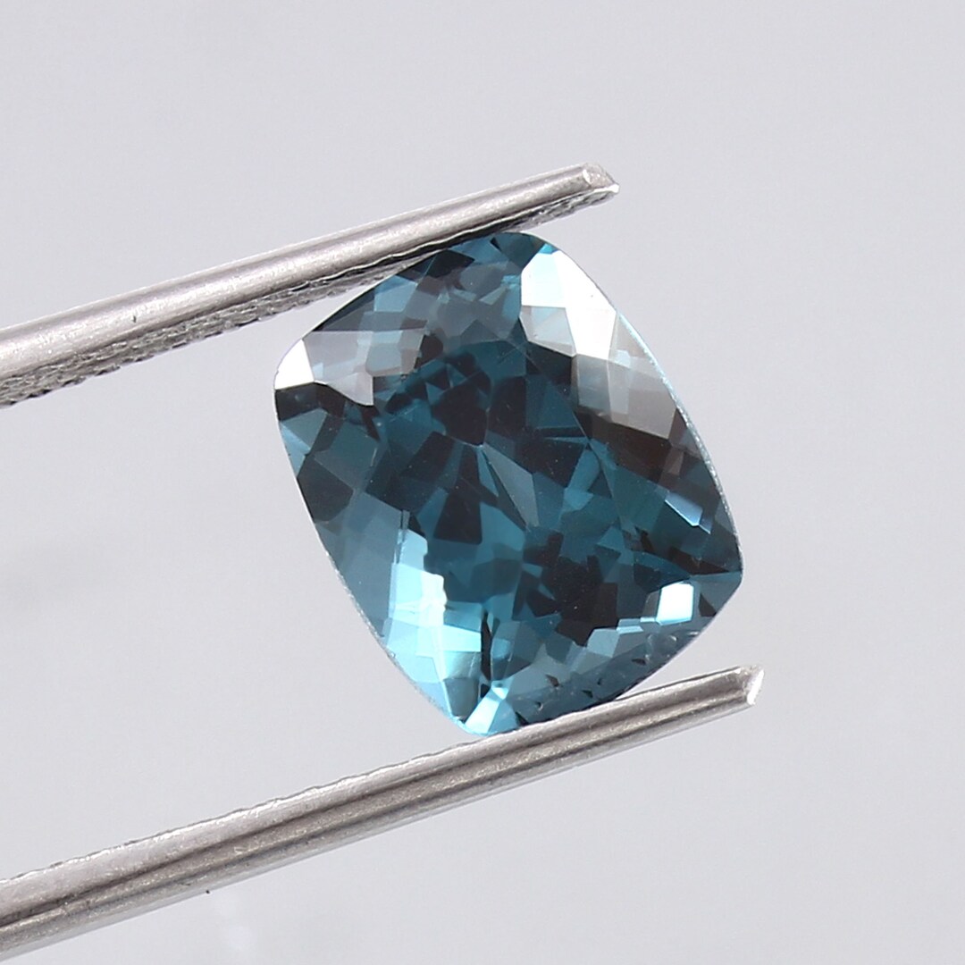 AAA Grade 10x8 MM Transparent Blue Green Indicolite Tourmaline Loose ...