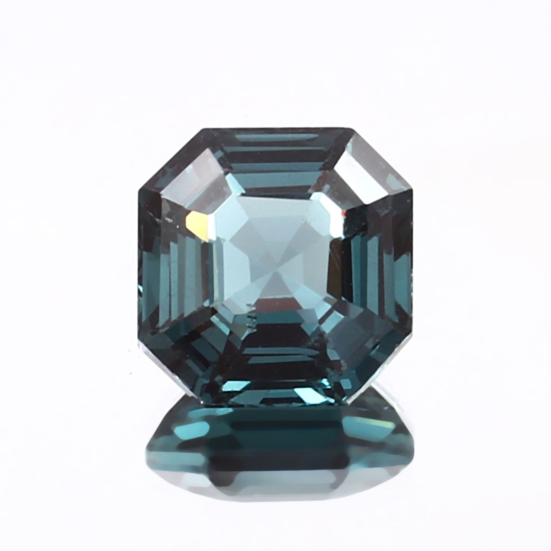 AAA Grade Transparent Blue Green Indicolite Tourmaline Loose Asscher ...