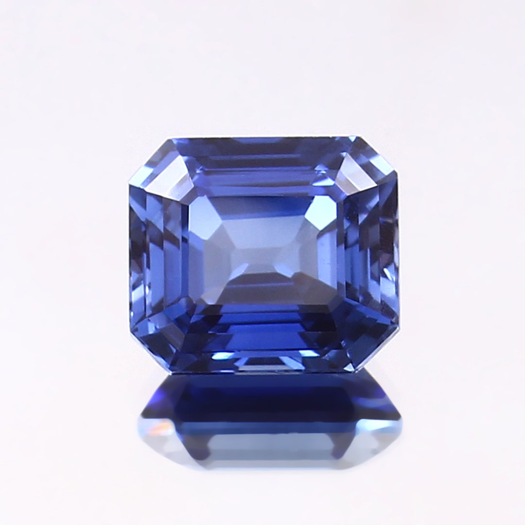 AAA Grade 7.00 Ct Ceylon Royal Blue Sapphire Loose Radiant Cut - Etsy