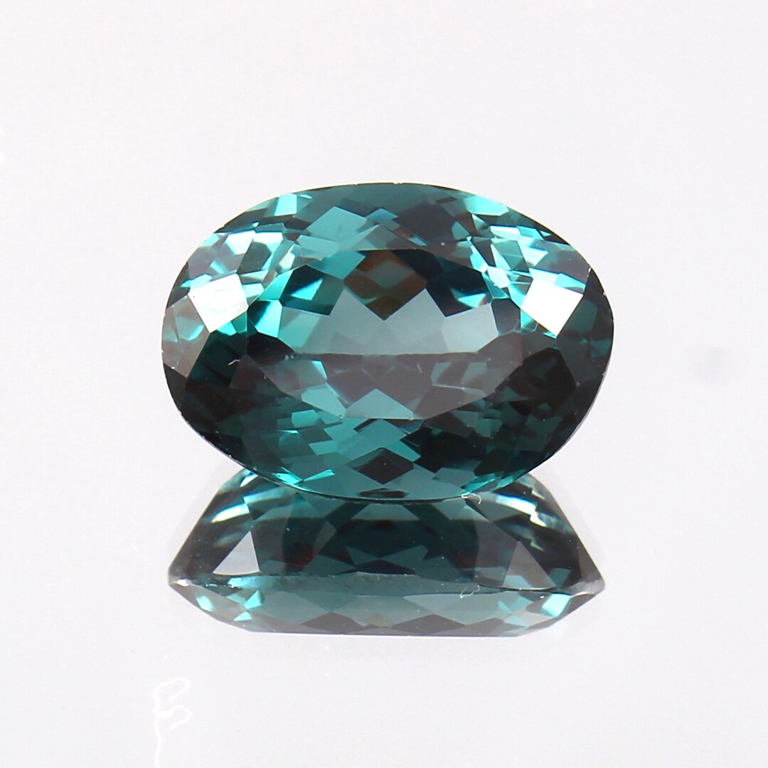 AAA Grade 13x9 MM Transparent Blue Green Indicolite Tourmaline Loose ...