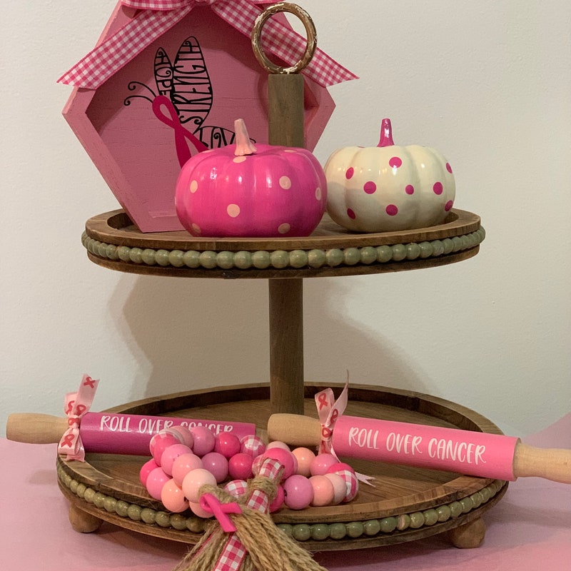 Breast Cancer Awareness Table Decor - Etsy