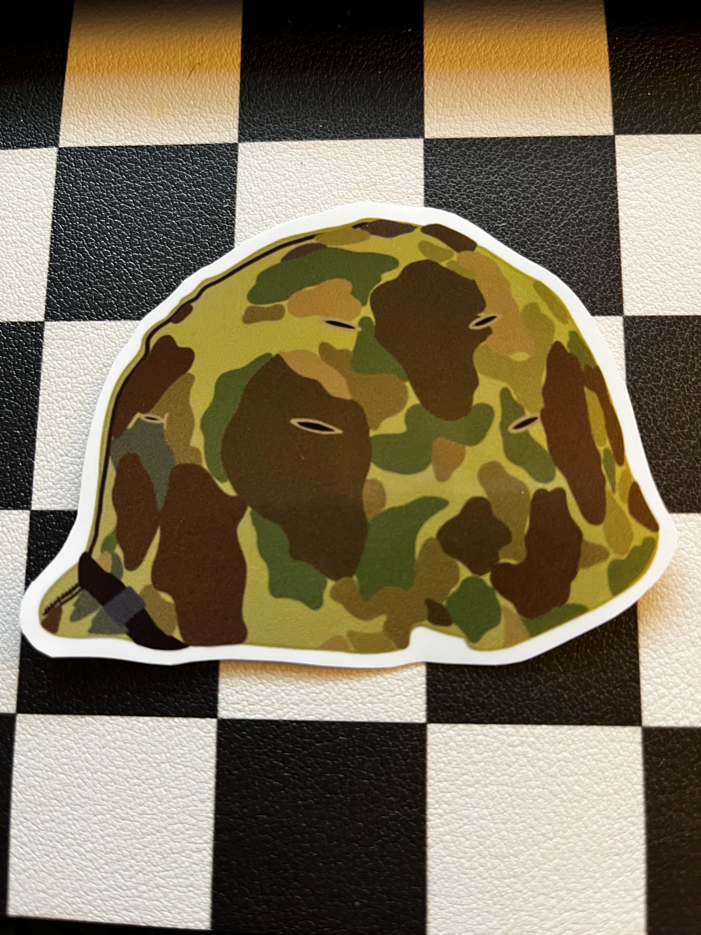 Frog Skin Camo Helmet Sticker - Etsy