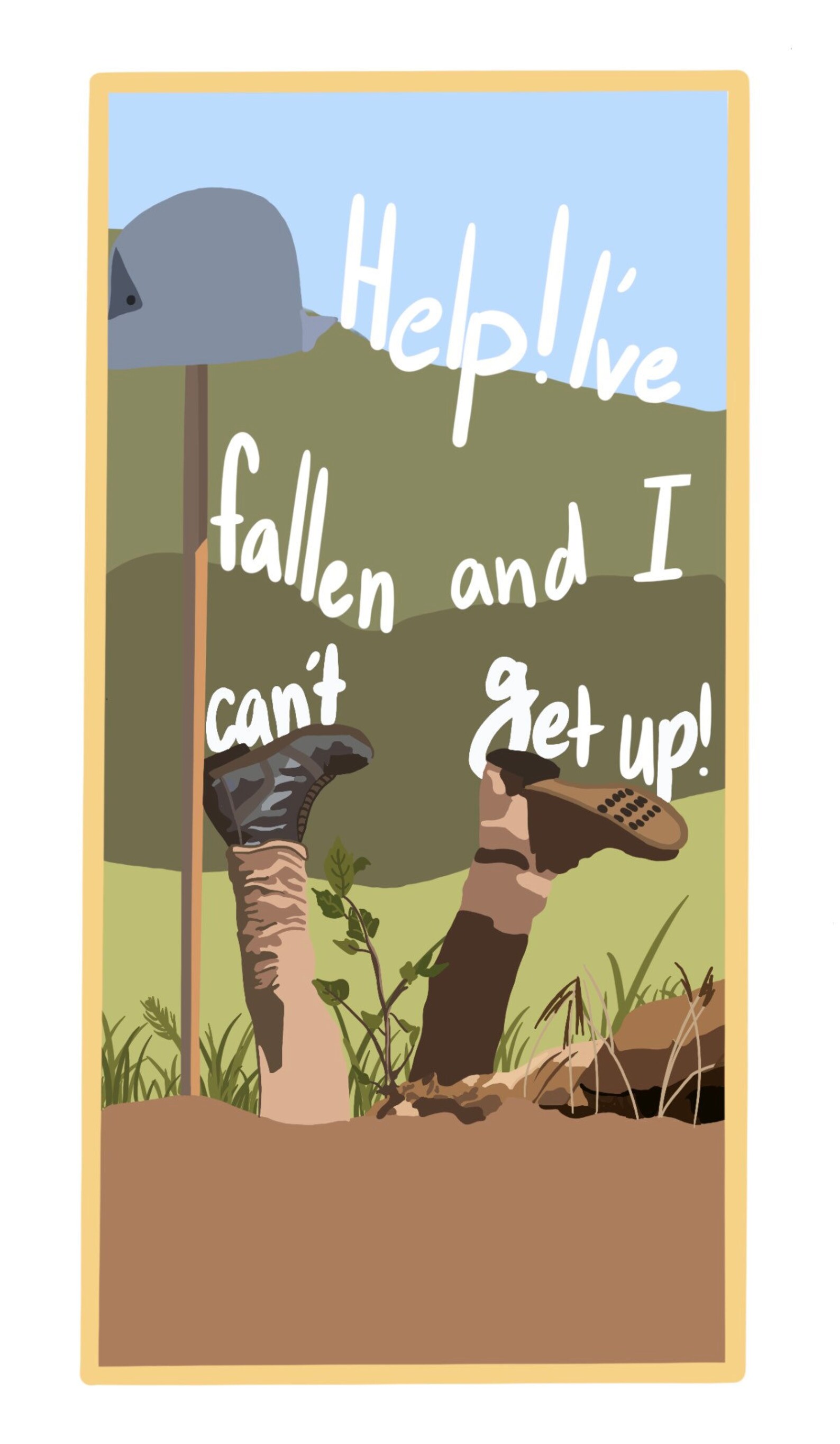 Help I’ve Fallen and I Can’t Get up Sticker - Etsy