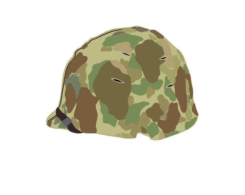 Frog Skin Camo Helmet Sticker - Etsy