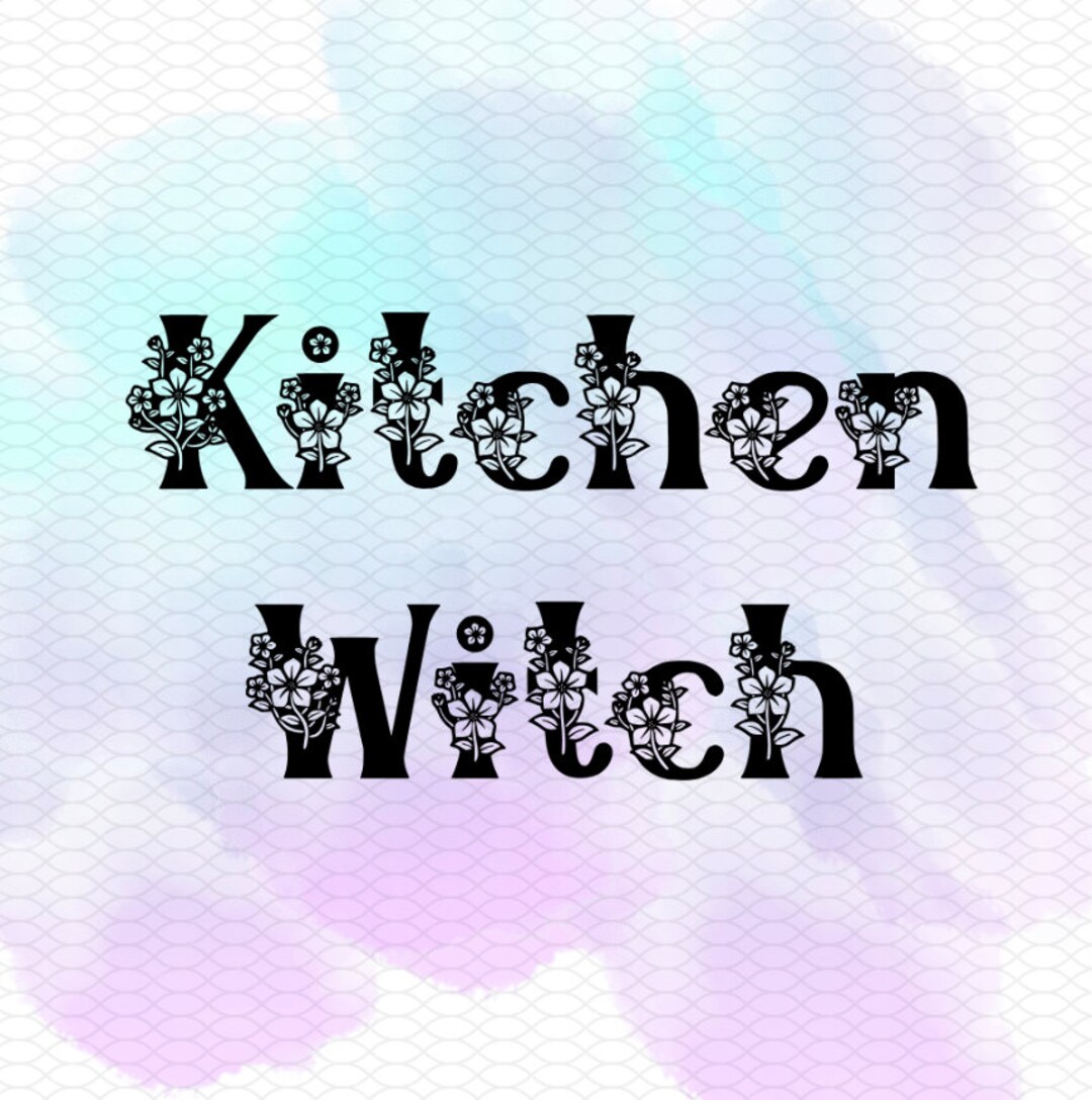Kitchen Witch Svg, Png, Dxf, Eps, Digital File, Instant Download ...