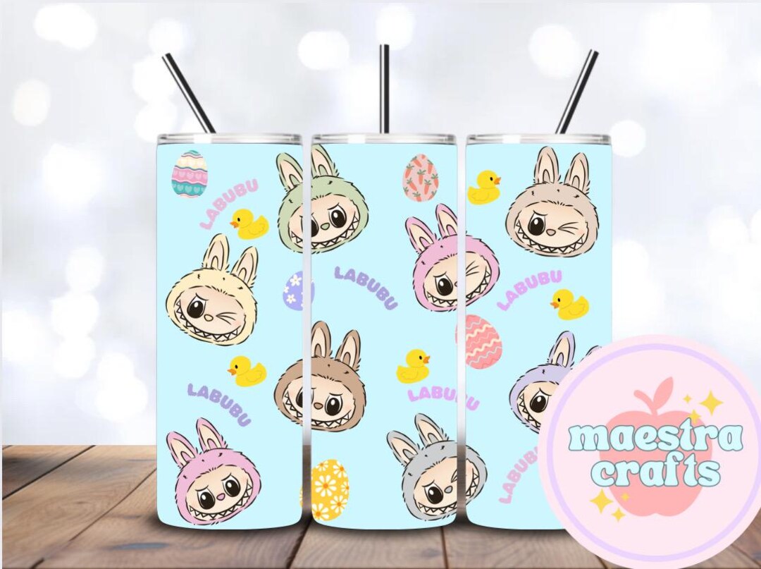 Easter Labubu Tumbler Wrap | Digital PNG for 20oz Tumbler - Etsy UK