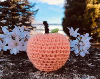 Handmade Crochet Amigurumi PEACH - Etsy