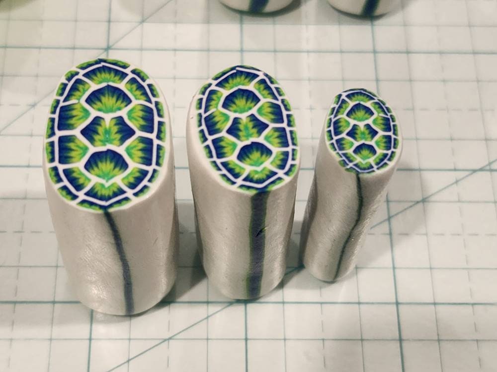 Blue and Green Turtle Shell Canes Available in Large, Medium and Small ...