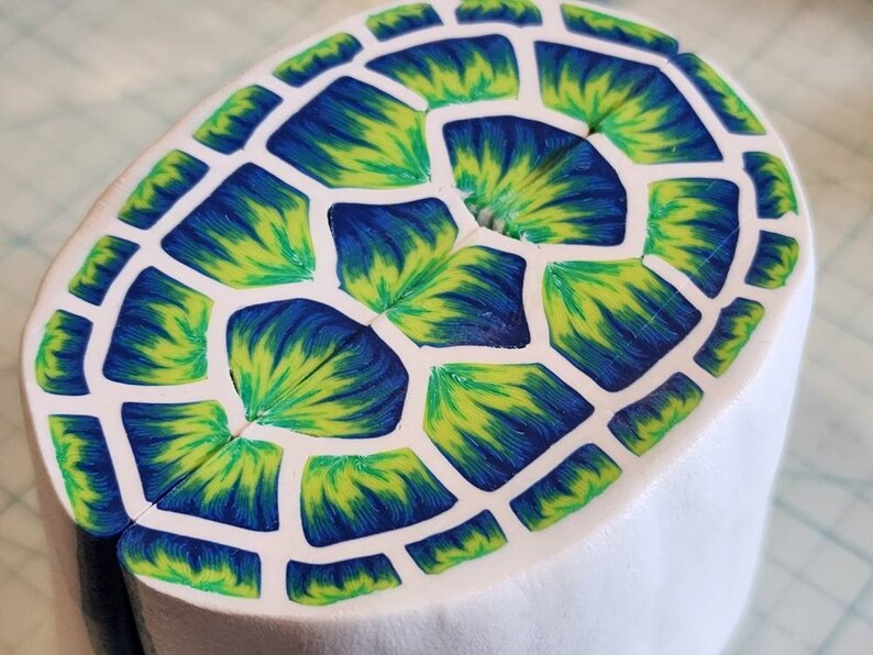 Blue and Green Turtle Shell Canes Available in Large Medium - Etsy