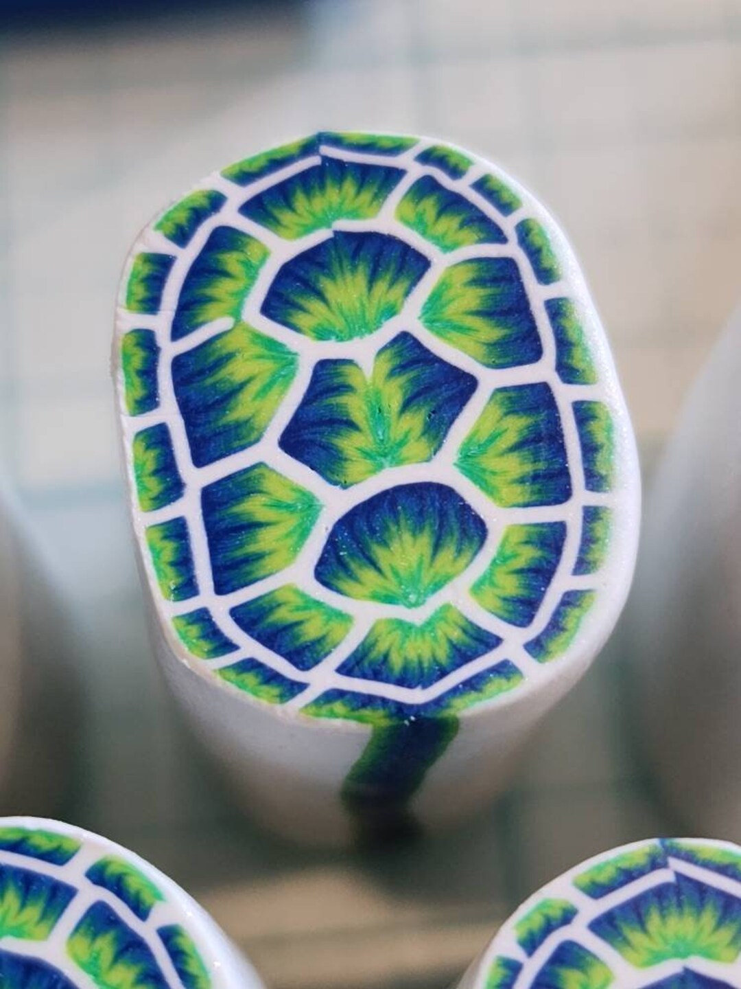 Blue and Green Turtle Shell Canes Available in Large, Medium and Small ...