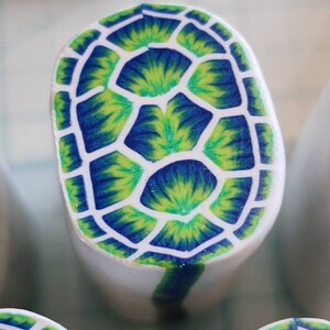 Blue and Green Turtle Shell Canes Available in Large, Medium and Small ...