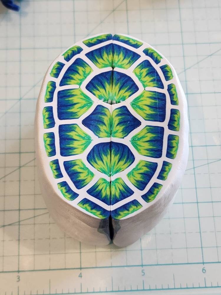 Blue and Green Turtle Shell Canes Available in Large Medium - Etsy