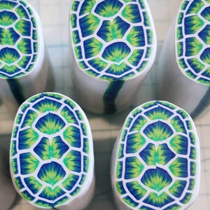 Blue and Green Turtle Shell Canes Available in Large, Medium and Small ...