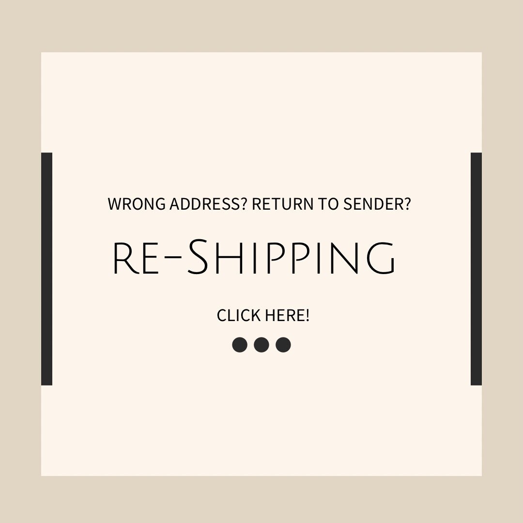Re-shipping Charge* - Etsy