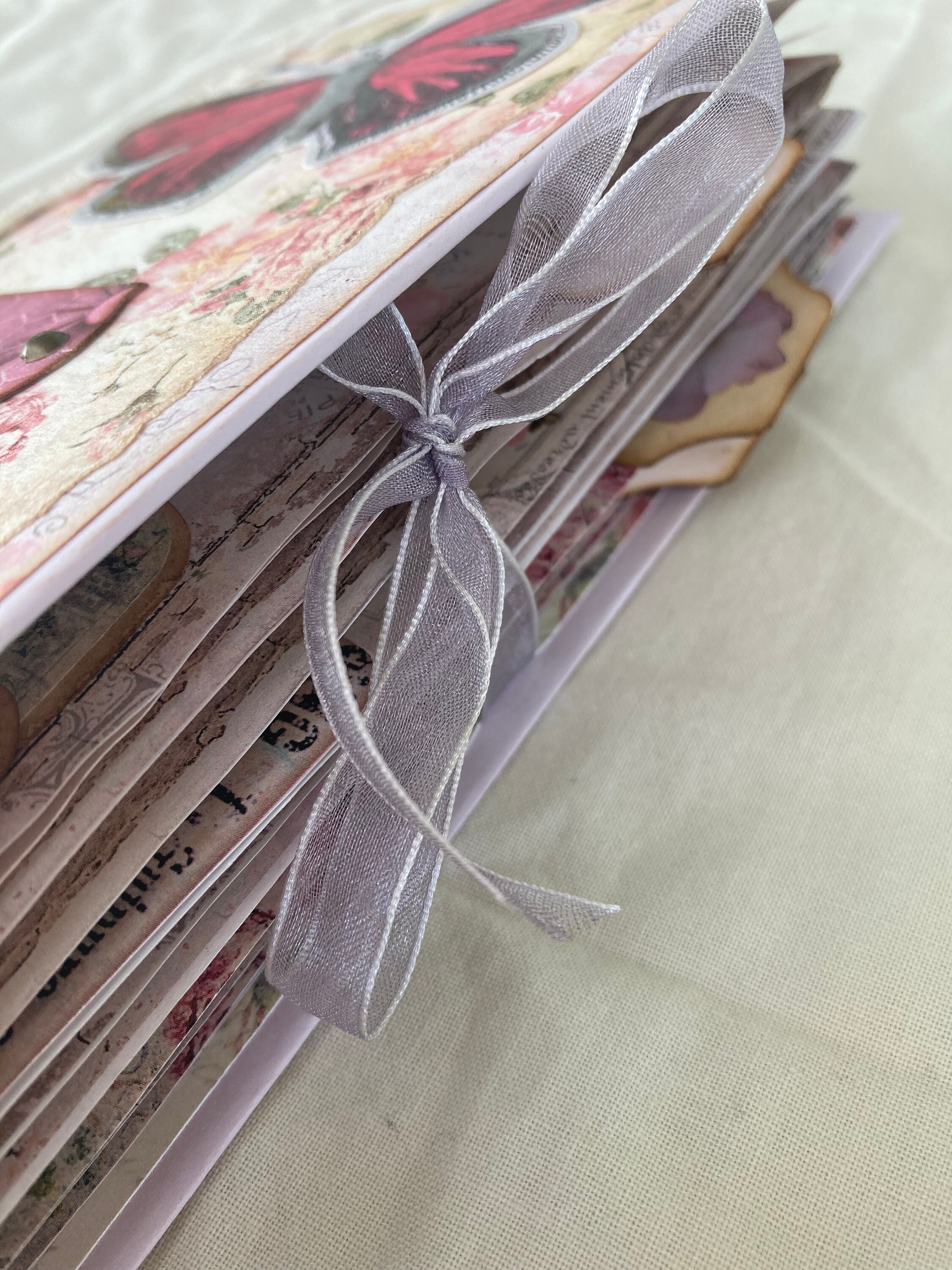 Vintage Rose Journal - Etsy