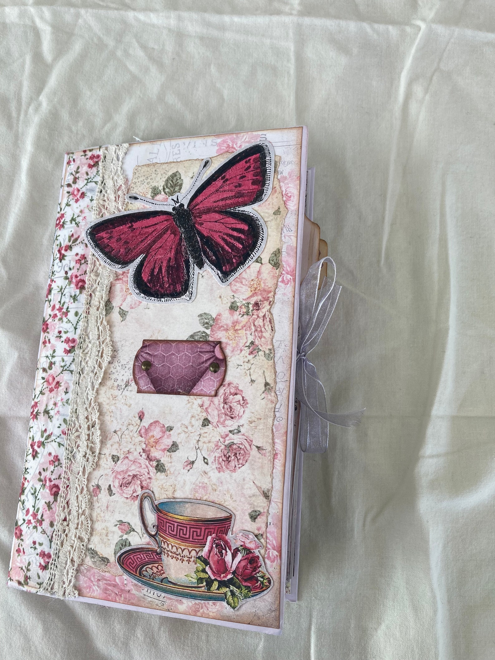 Vintage Rose Journal - Etsy
