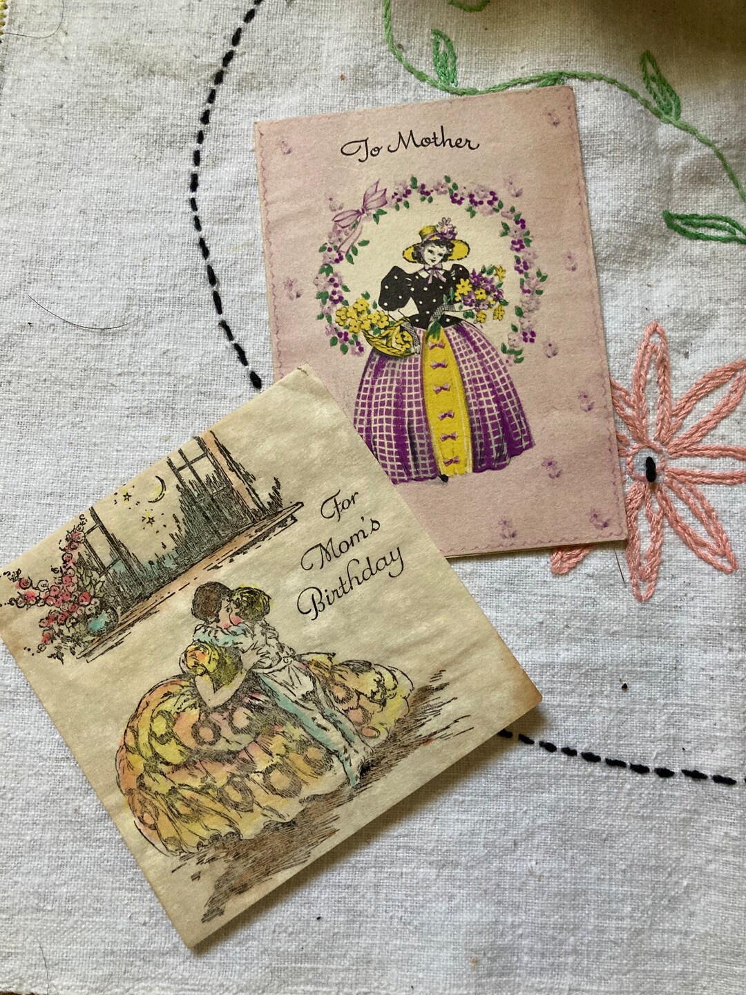 Vintage 1930s Gibson or Paramount Greeting Cards for Mother - Etsy