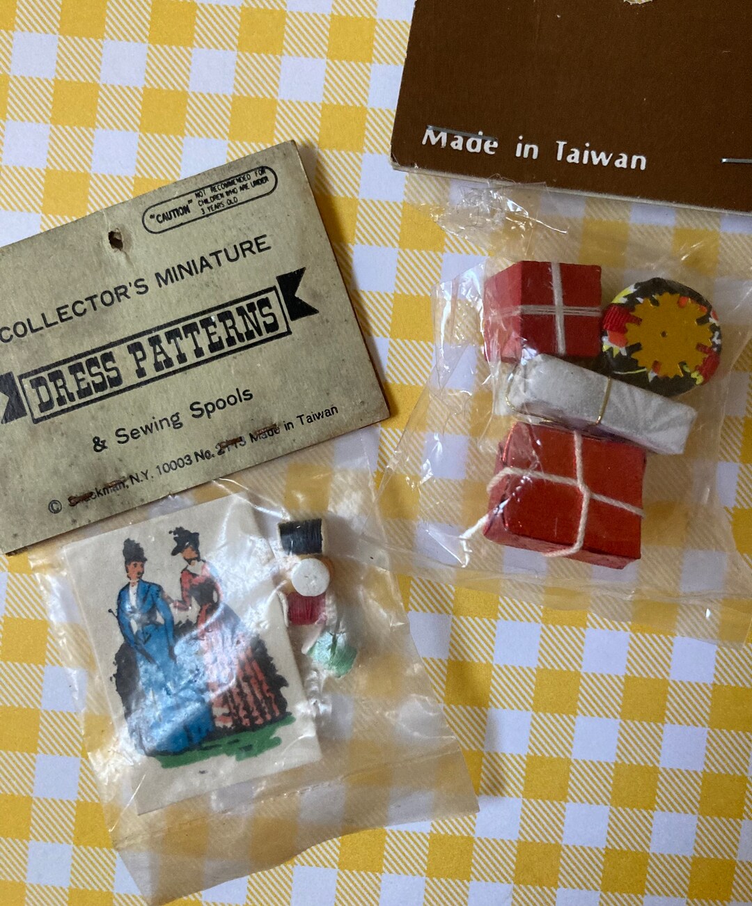 Vintage 1970/80s Shackman Miniature Dress Patterns or Miniature ...