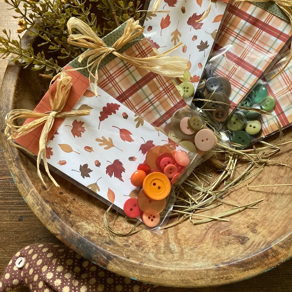Autumn Buttons - Etsy