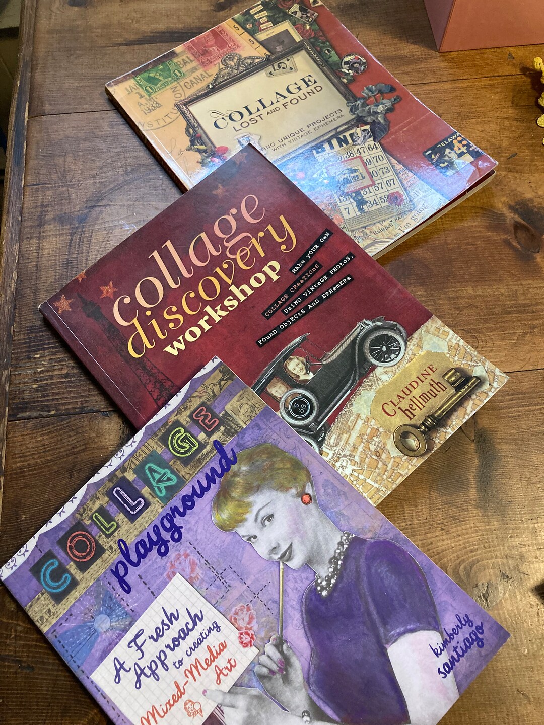 MBG Vintage Reading Nook Collage Craft Books - Etsy