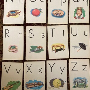 RARE! Vintage 1958 Oversized Kitschy Milton Bradley Alphabet Flash ...