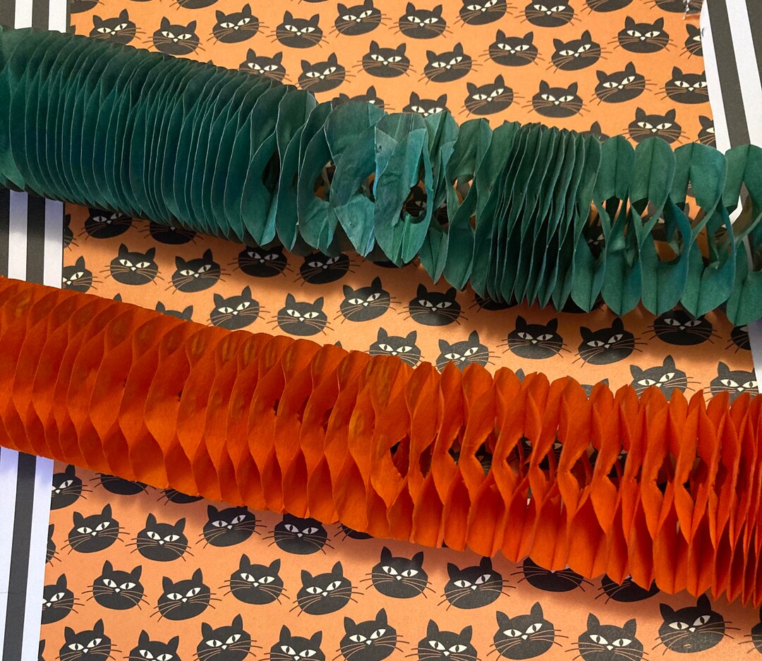 RARE Vintage 1930/40s Dennison Crepe Paper Festoon Honeycomb - Etsy