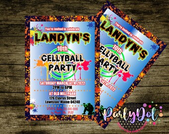 Gelly Ball Birthday Party - Etsy