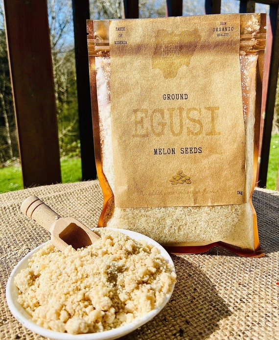 Organic African Ground Egusi Melon Seeds - Etsy