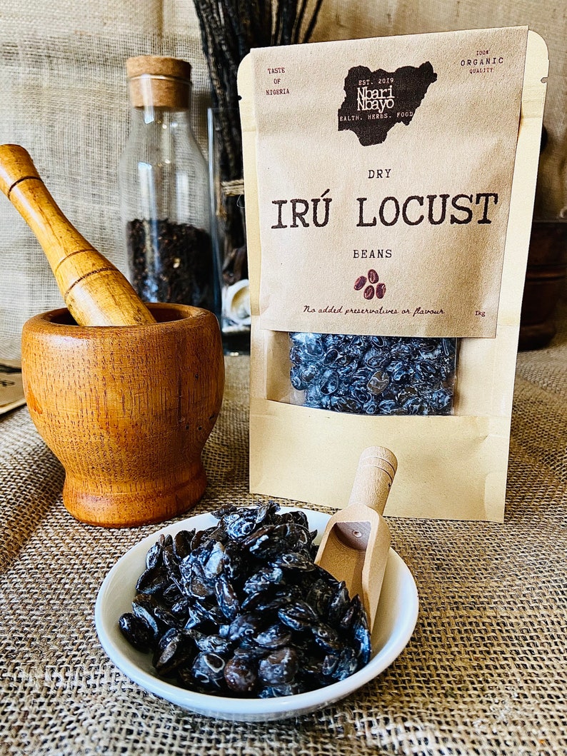 Organic | African Umami - DRIED Irú Locust Beans (fermented) - Etsy