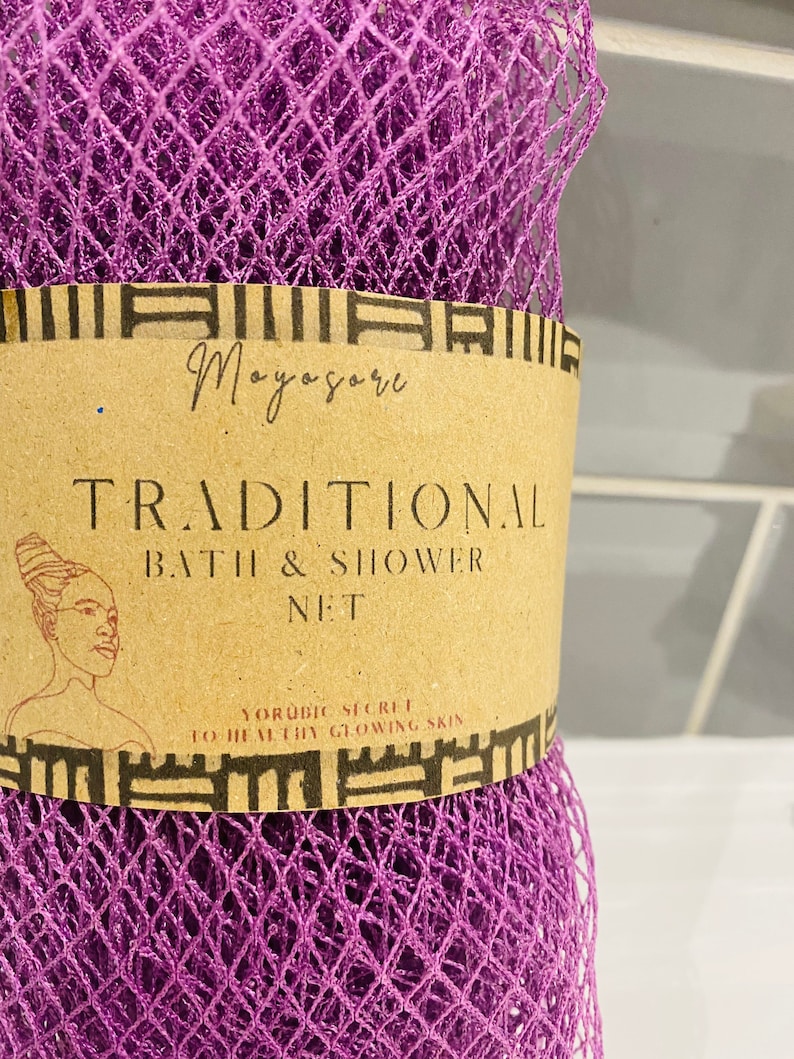 Traditional African Bath & Shower Body Exfoliating Net Sponge - Etsy